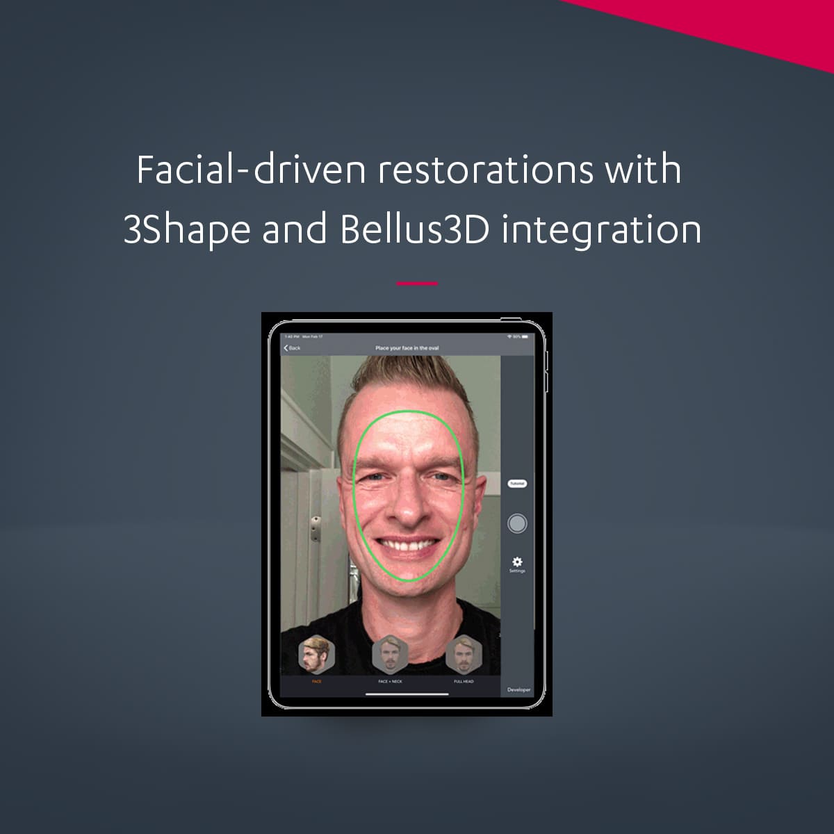 Bellus3D and 3Shape integration for 3D face scanning - 3Shape News